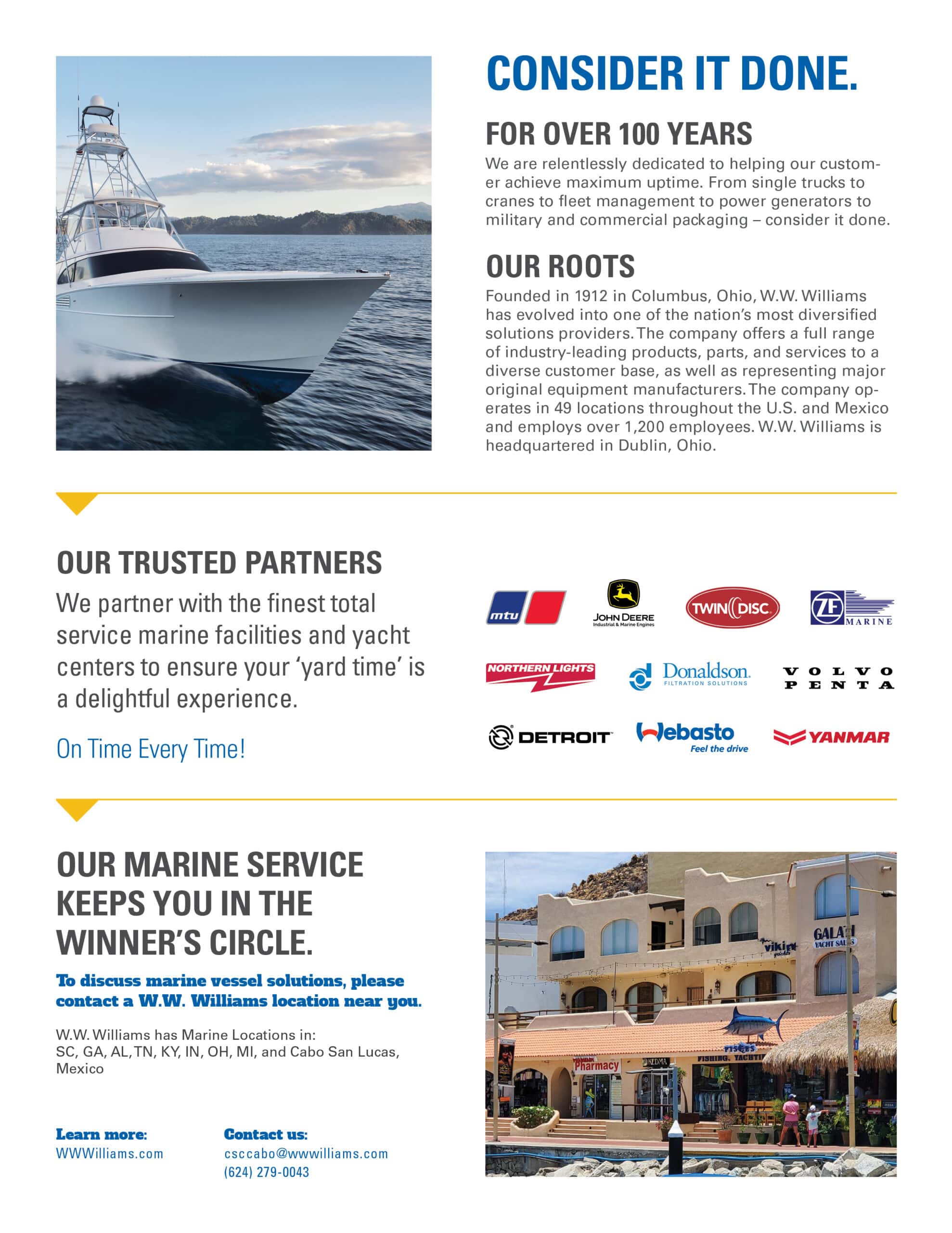 Marine Services — W.W. Williams México